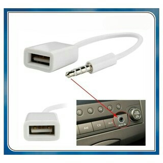 Jual Kabel Audio OTG MALE AUX to USB Cable / Sambungan Connector jack 3 ...