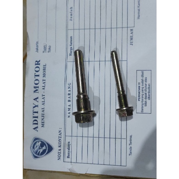 Jual baut caliper kaliper rem depan lancer evo 4 CK4 1997-2002 SET 2pcs | Shopee Indonesia
