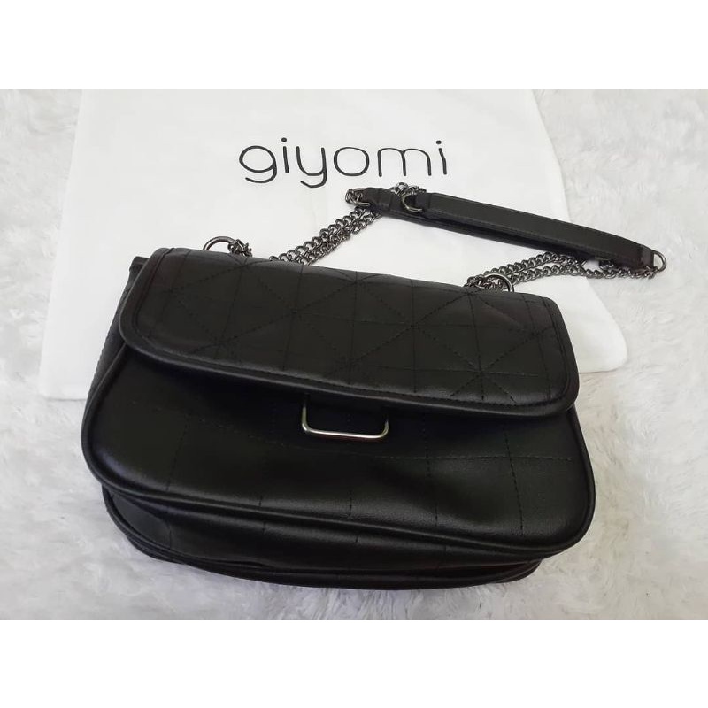 Jual GIYOMI MILAN BAG BLACK | Shopee Indonesia
