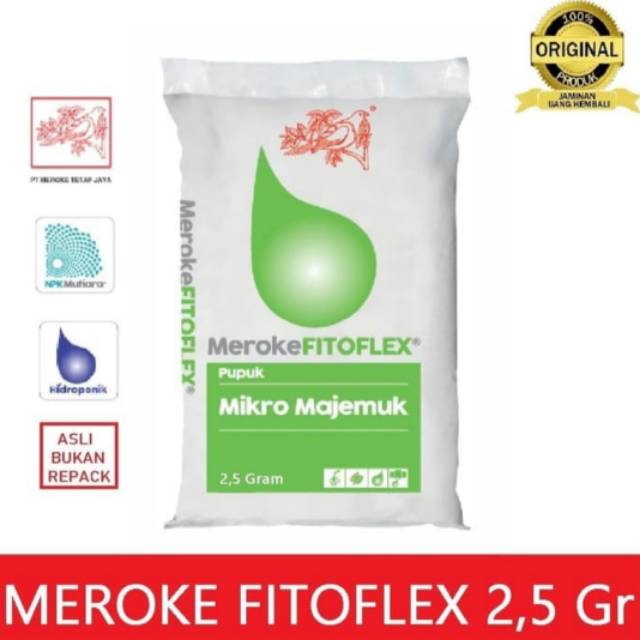 Jual Pupuk Meroke Fitoflex 2,5 Gr Kemasan Asli | Shopee Indonesia
