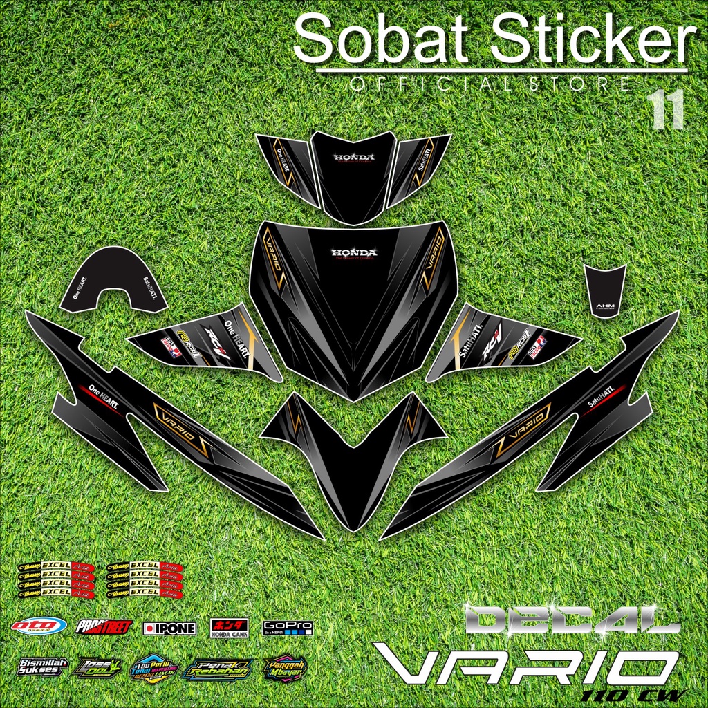 Jual DECAL FULL BODY VARIO KARBU 110 CW - DECAL STICKER FULL BLOCK ...