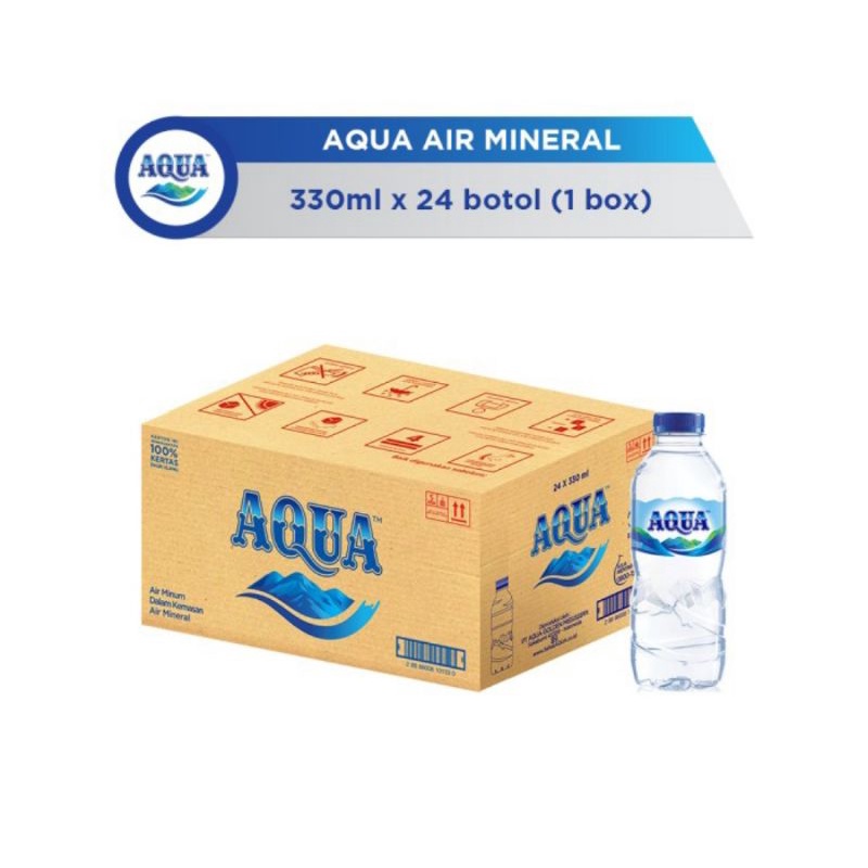 Jual AQUA MINI 330ML | Shopee Indonesia