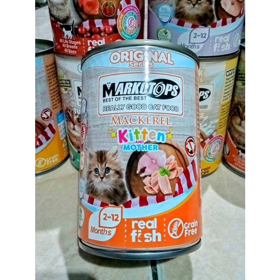 Jual Makanan Basah Kucing Markotops Markotop Kaleng 1dus ( isi 24 ...