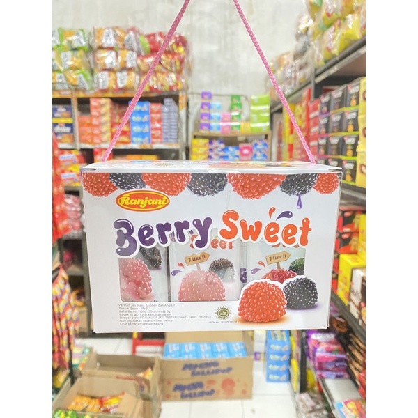 Jual Ranjani berry sweet permen jeli rasa strawberry & anggur 1 pak isi ...