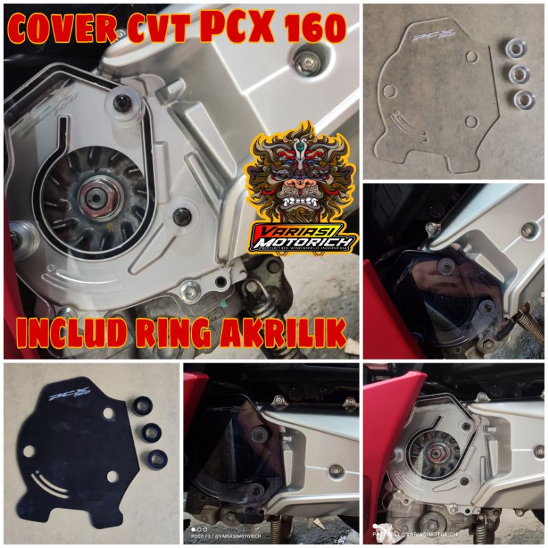 Jual cover cvt PCX 160 (include ring akrilik) | Shopee Indonesia