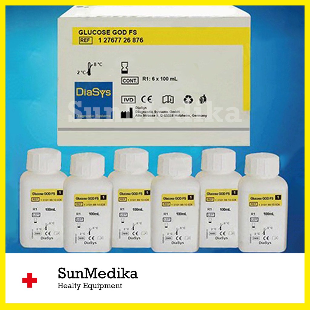 Jual Glucose GOD FS 6x100ml DiaSys | Shopee Indonesia