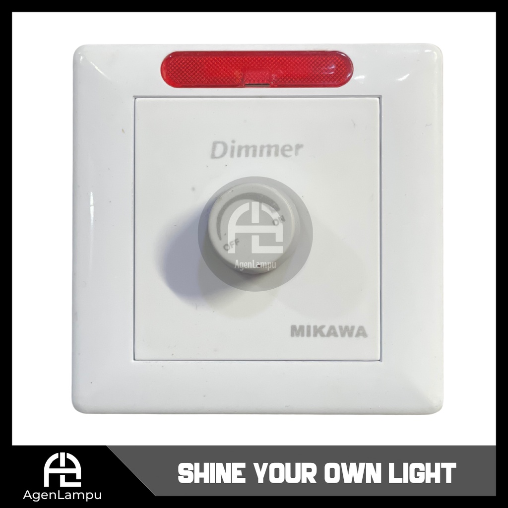 Jual Dimmer Lampu Saklar Mikawa 220 VAC 220 V 10A Peredup Lampu ...