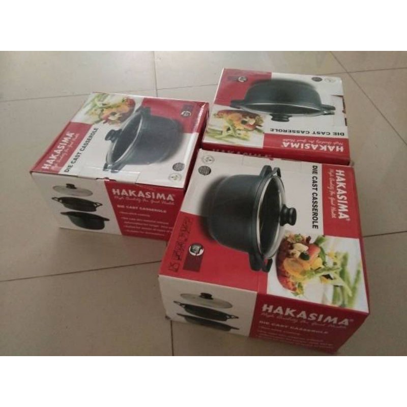 Jual Hakasima Die Cast Casserole bazar | Shopee Indonesia