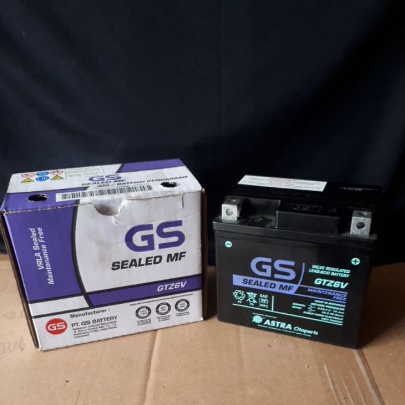 Jual Aki PCX 125/150,Suzuki FU 150CC,Gtz6v 12Volt-5AH, GS Astra (Kering ...