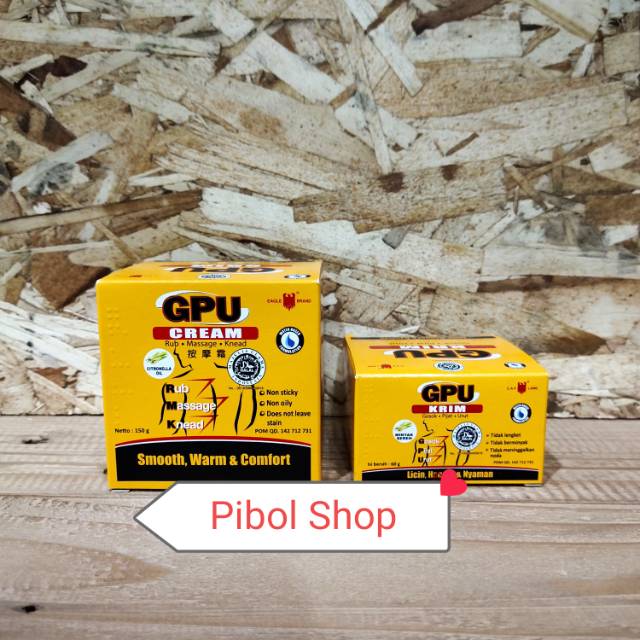 Jual GPU KRIM 150g, 60g | Shopee Indonesia