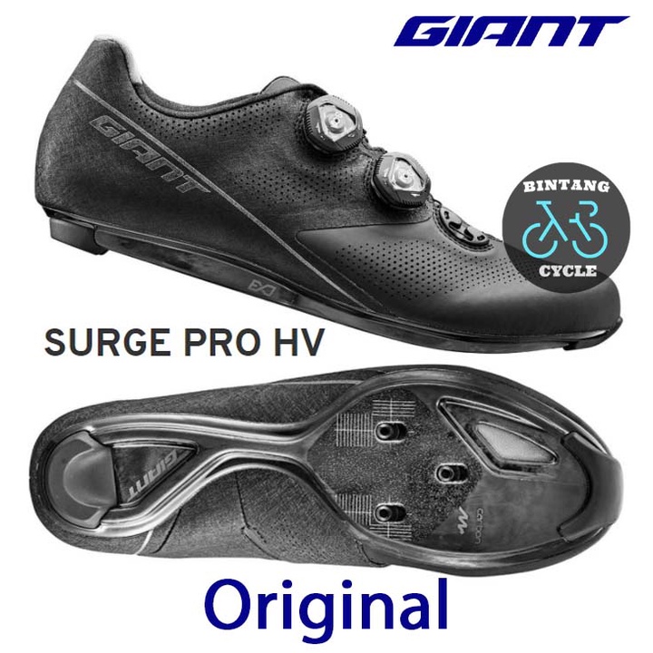 Jual GIANT Shoes Road Surge Pro HV Black - Sepatu Cleat RB Road Bike ...