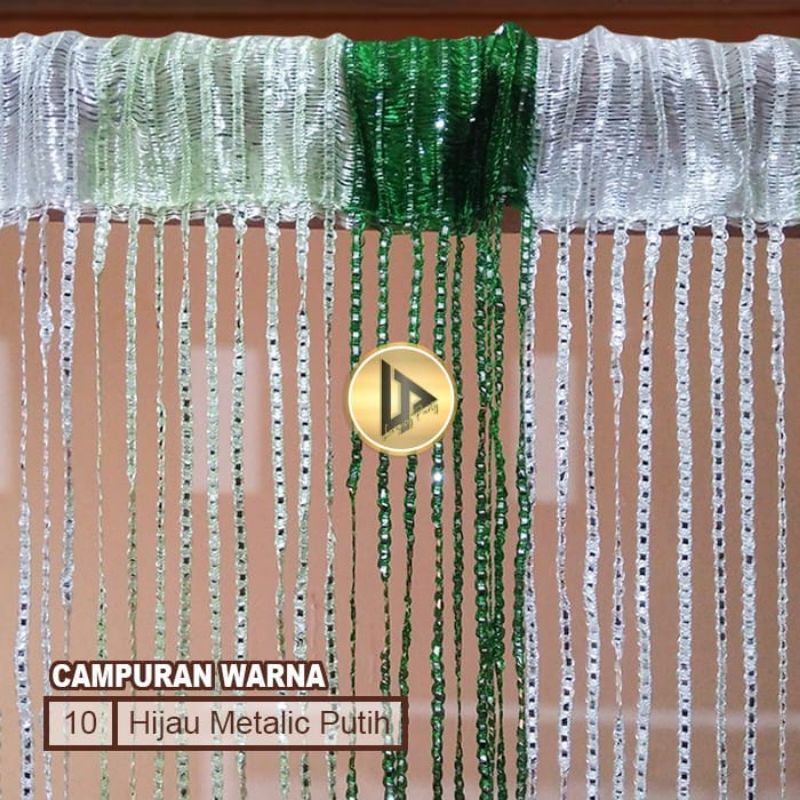 Jual Tirai pembatas pintu / tira pintu ruangan / tirai gliter | Shopee ...