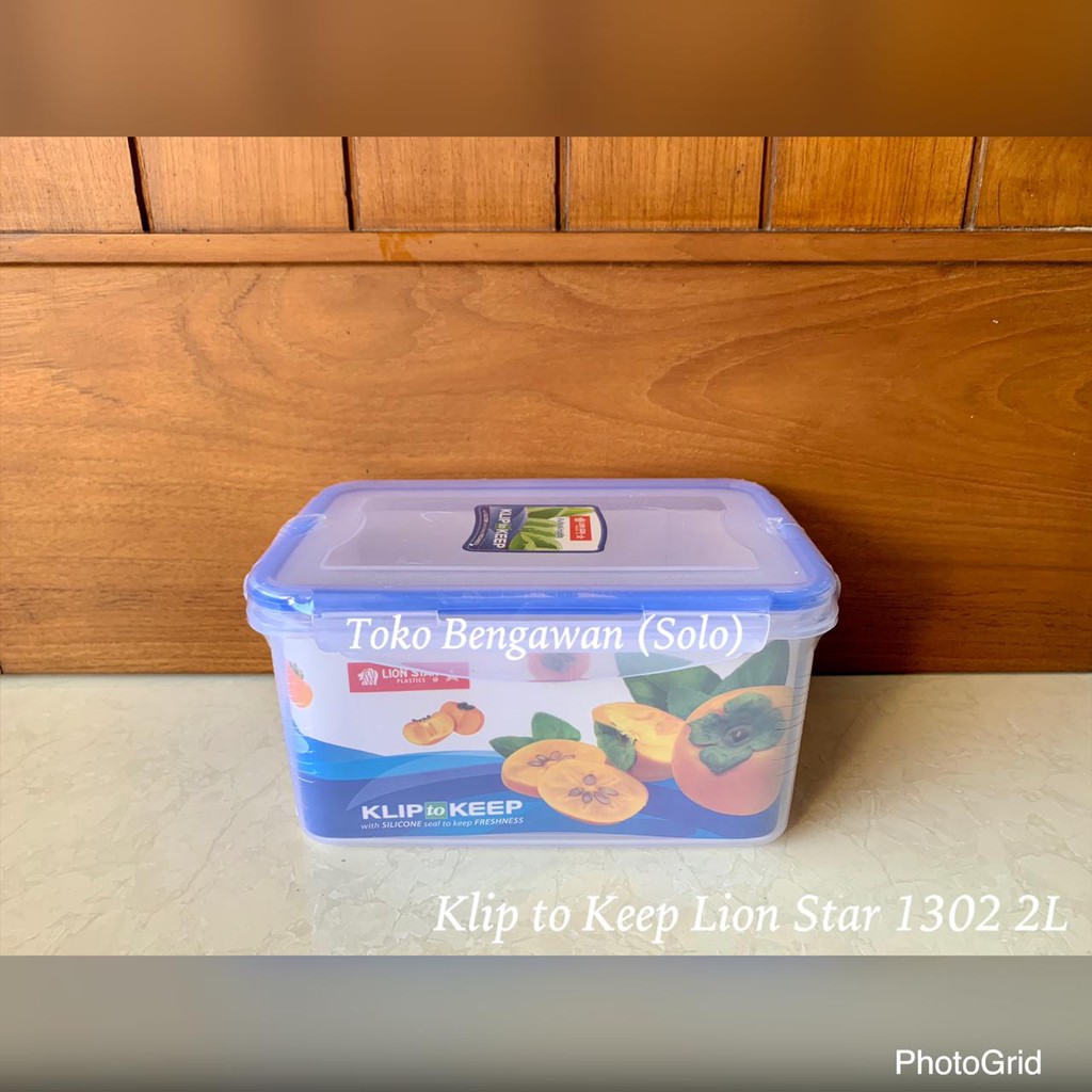 Jual Lion Star Klip To Keep / Tempat Makan 1302 2Ltr Tempat Penyimpanan ...