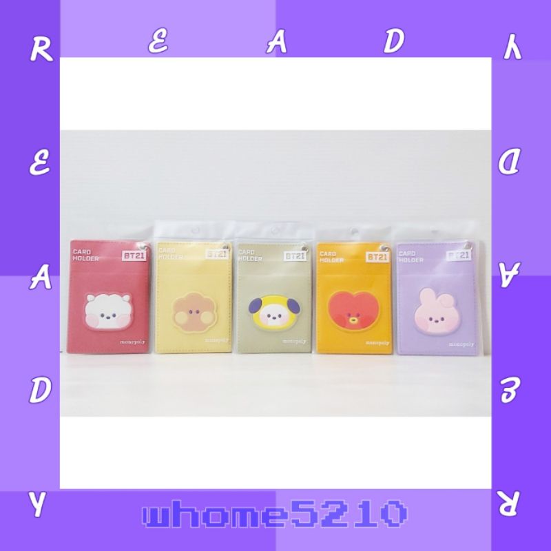 Jual [READY] BT21 minini Leather Patch Card Holder / Dompet Kartu | Shopee Indonesia