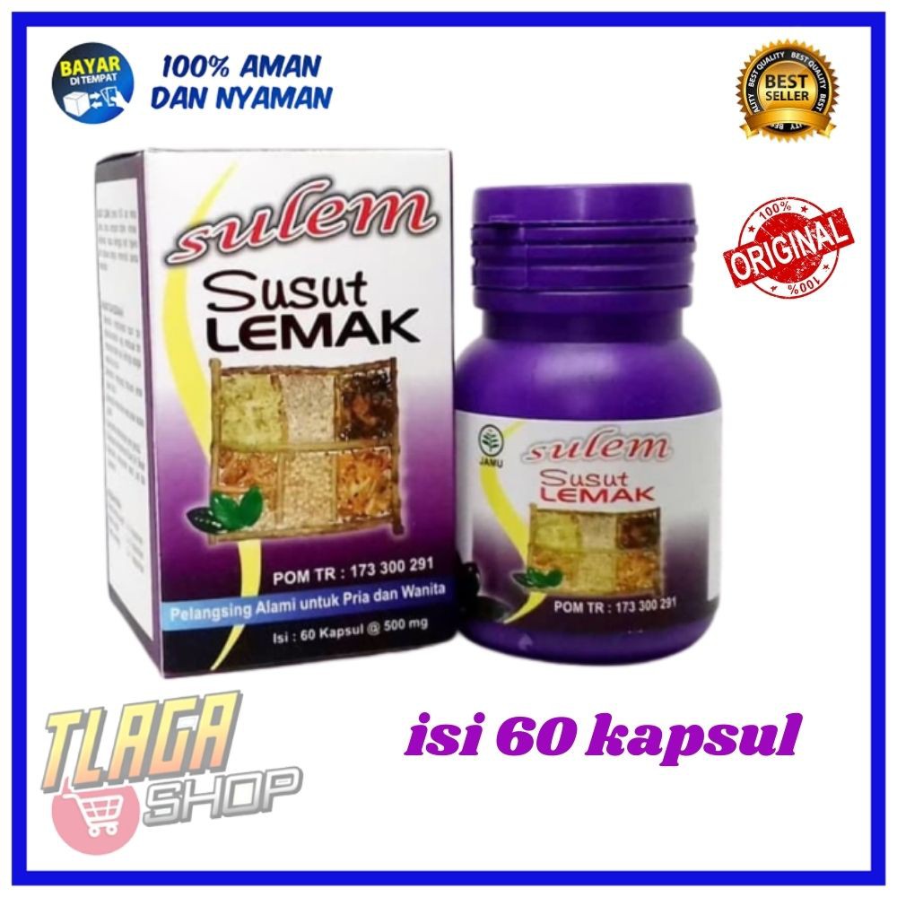 Jual SULEM SUSUT LEMAK KAPSUL HERBAL 100% ASLI ORIGINAL ALAMI KAPSUL ...