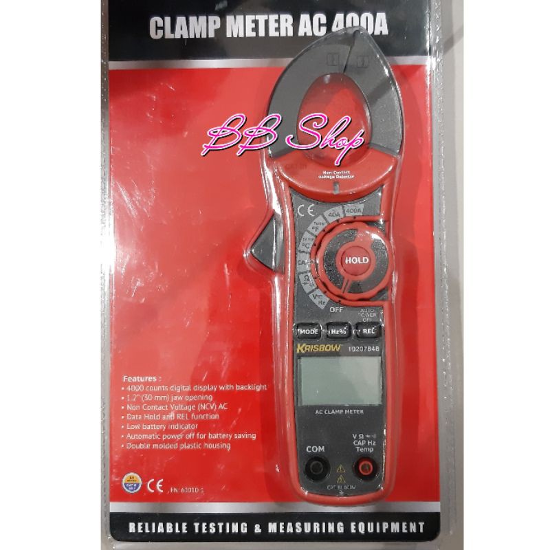 Jual Krisbow Clamp Meter 400 A | Shopee Indonesia