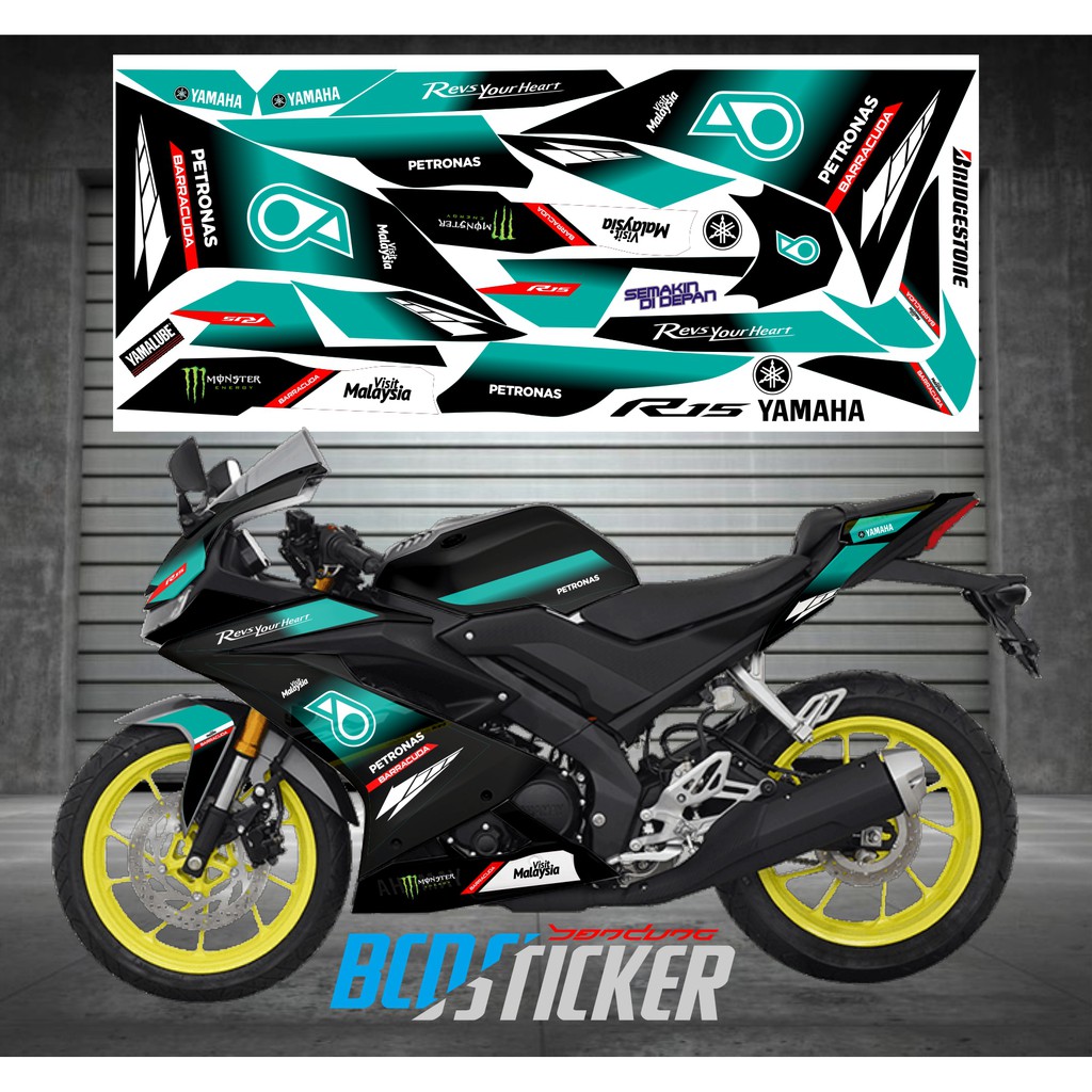 Jual STRIPING R15 V3 STIKER PETRONAS VARIASI STICKER | Shopee Indonesia