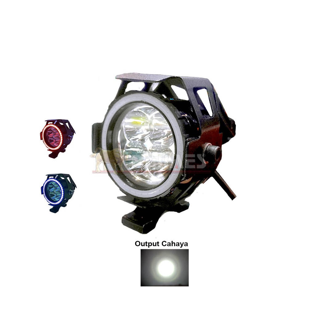 Jual Lampu tembak led 4 mata 40 watt cover u7 I Lampu sorot universal ...
