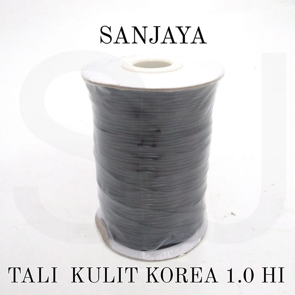 Jual Tali Korea Asli / Tali Hitam Polos Waterproof / Tali Kalung / Tali ...