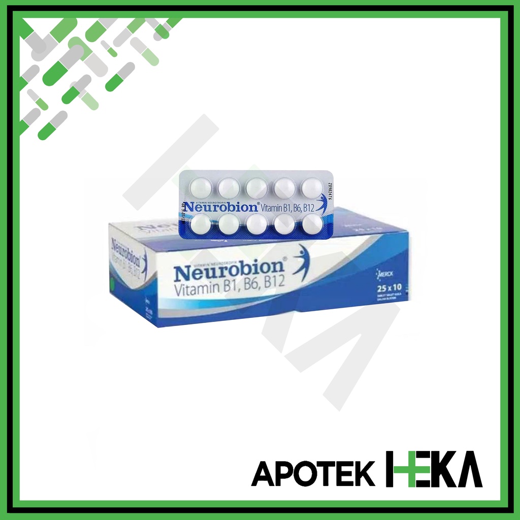 Jual Neurobion Box Isi 25x10 Tablet - Suplemen Kesehatan Sistem Syaraf ...
