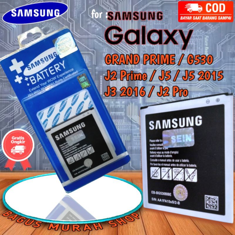 Jual Baterai Batre Battery Batrai galaxy J2 Prime G530 grand prime J5 J5 2015 J3 Original SEIN ...