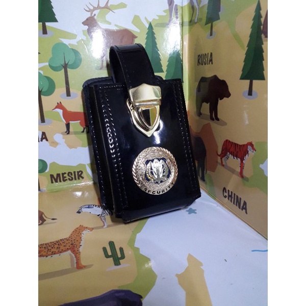 Jual Sarung Tempat ht securiti logo logam cor security satpam | Shopee ...