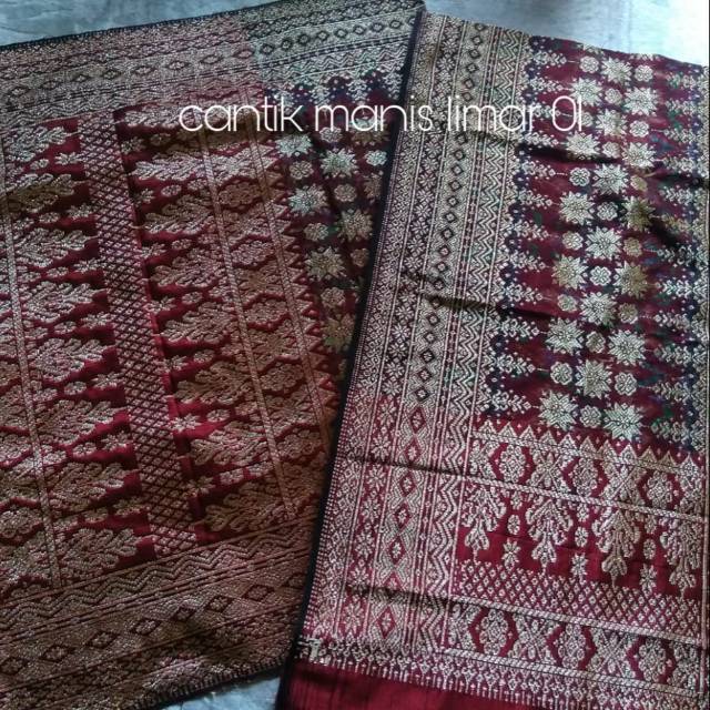 Jual Songket Tenun Motif Cantik Manis limar Original Khas Palembang | Shopee Indonesia