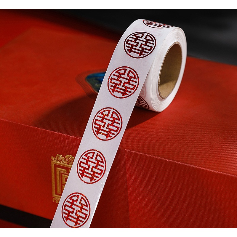 Jual [50 pcs] Sticker Shuang Xi/Sticker Sangjit Tingjing Double ...