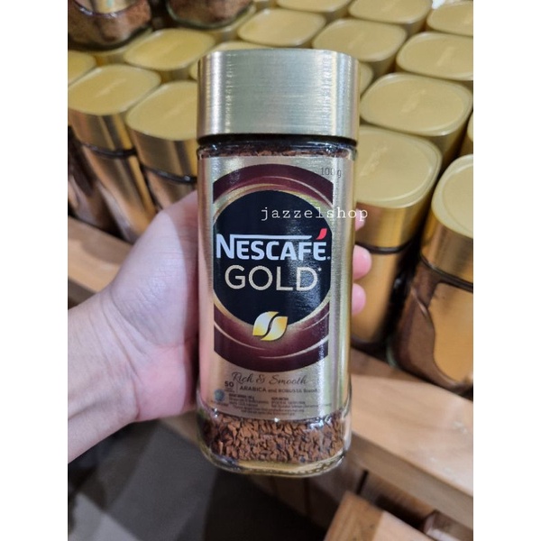 Jual NESCAFE GOLD kopi normal / Decaf Arabica Robusta blend 100g ...