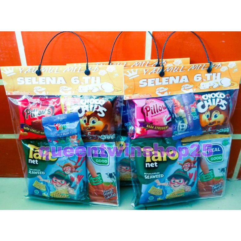 Jual PAKET SNACK ULTAH MURAH(REALGOOD) | Shopee Indonesia