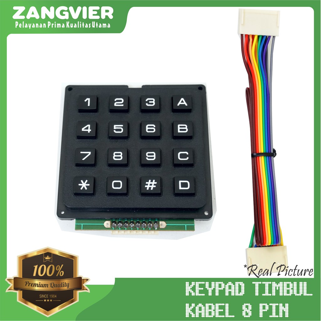 Jual KEYPAD PERTAMINI - POM MINI MATRIX 4x4 + KABEL | Shopee Indonesia