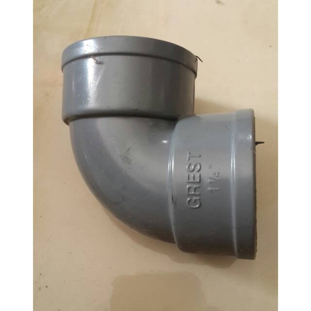 Jual Knie L 1 1/4" Inch GREST SOCKET Knie Knee Fitting Pvc Sambungan Pipa Pvc Paralon Air Ledeng ...