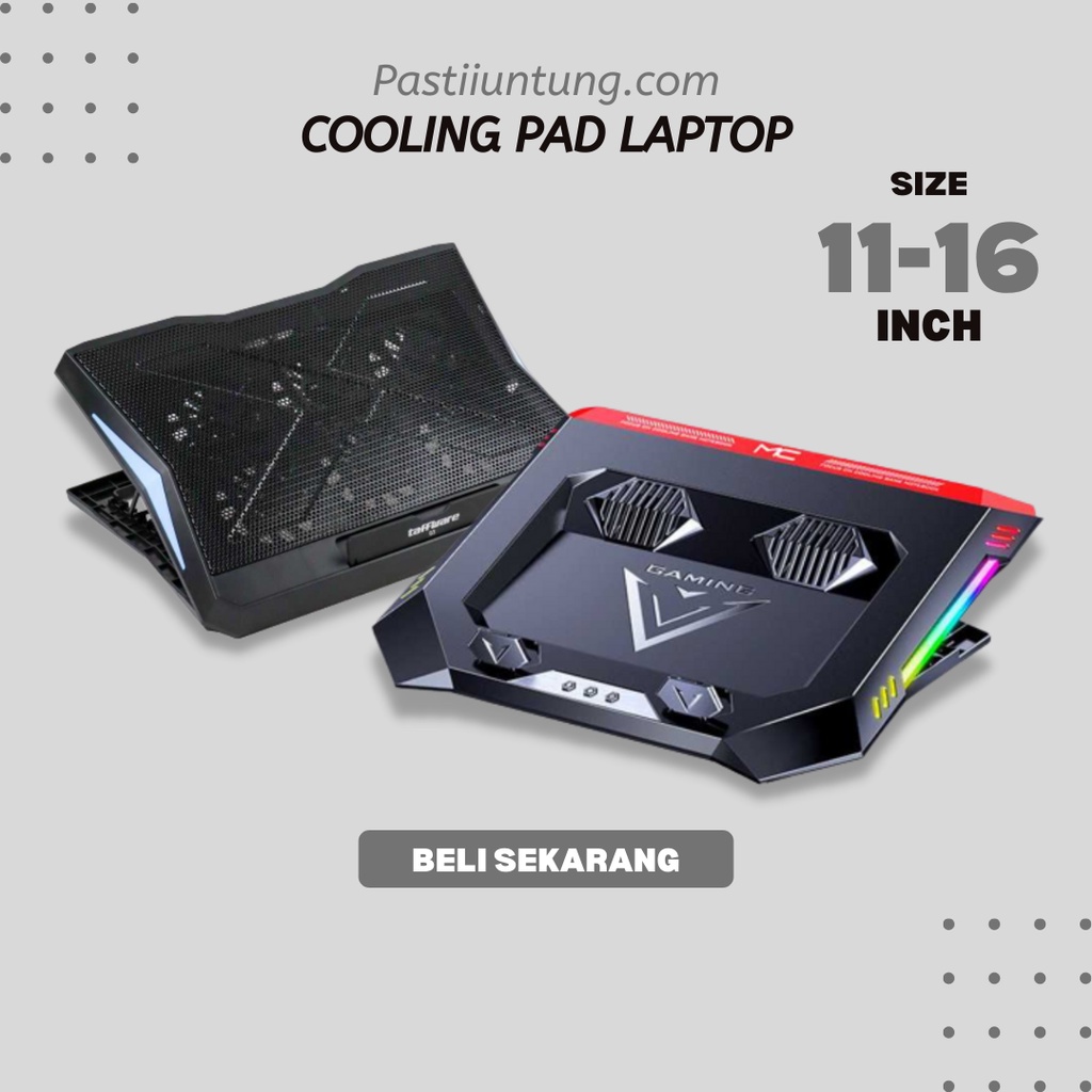 Jual Cooling Pad Laptop 6 Kipas Super Dingin Cooler Laptop Fit Up To 17 ...