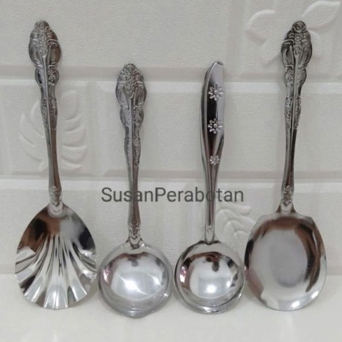 Jual Irus Sayur/Sendok Sayur/Centong Sayur Stainless 4 Pilihan | Shopee ...