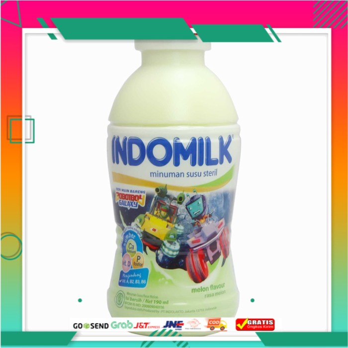 Jual Indomilk Susu UHT Melon Botol 190 ml | Shopee Indonesia