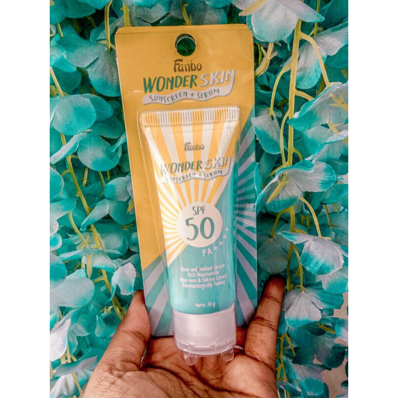 Jual FANBO WONDER SKIN SUNSCREEN + SERUM SPF 50PA++++ // SUNSCREEN ...