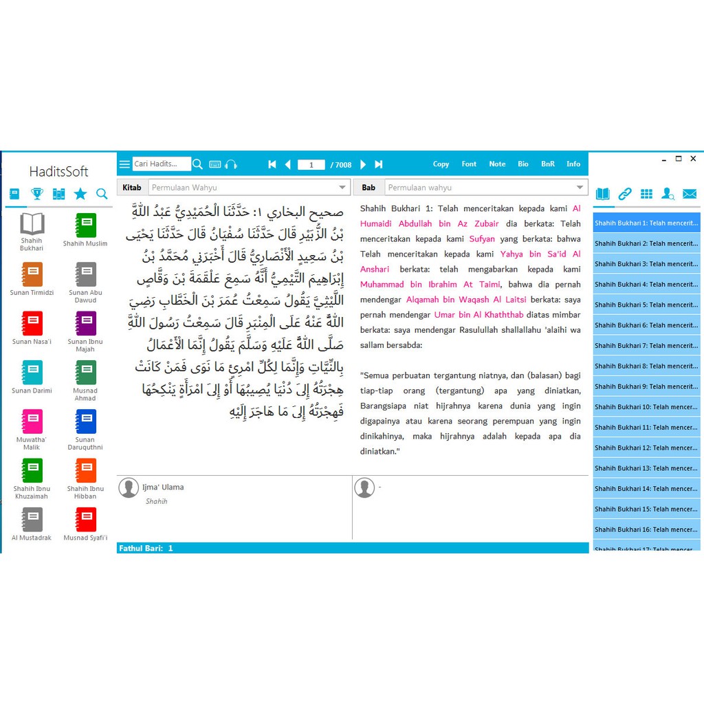 Jual Hadits Soft - Aplikasi Hadits lebih dari 9 Kitab Hadits | Shopee ...