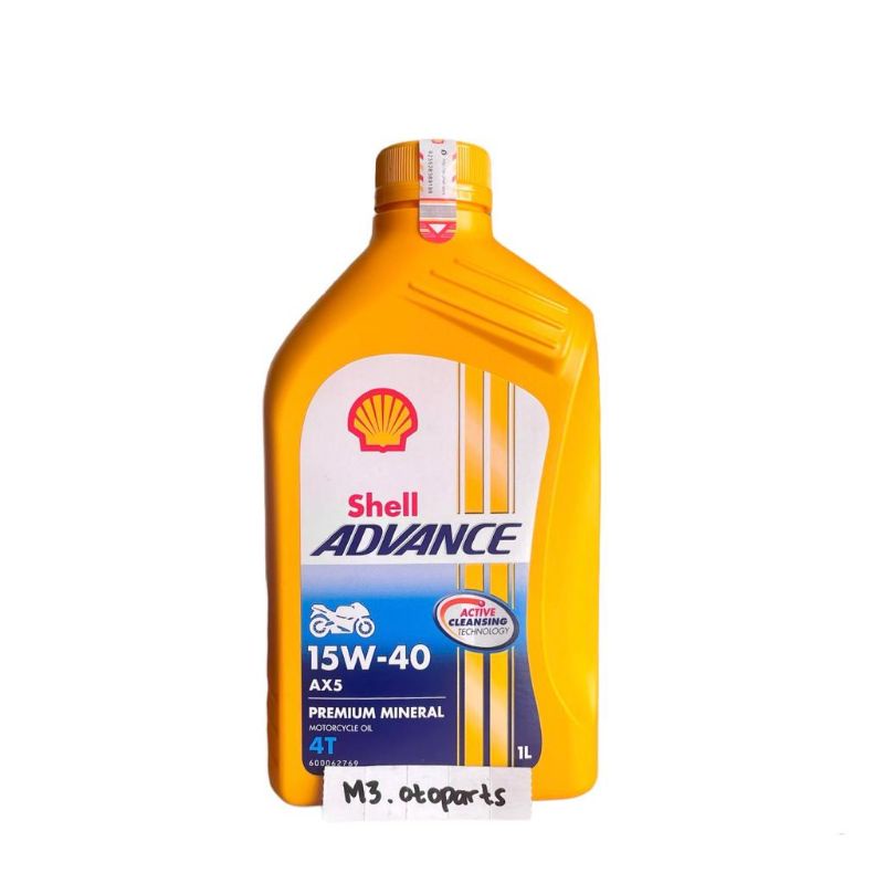 Jual Shell Advance AX5 15W/40 | 1 Liter - Oli Motor Sport | Shopee ...