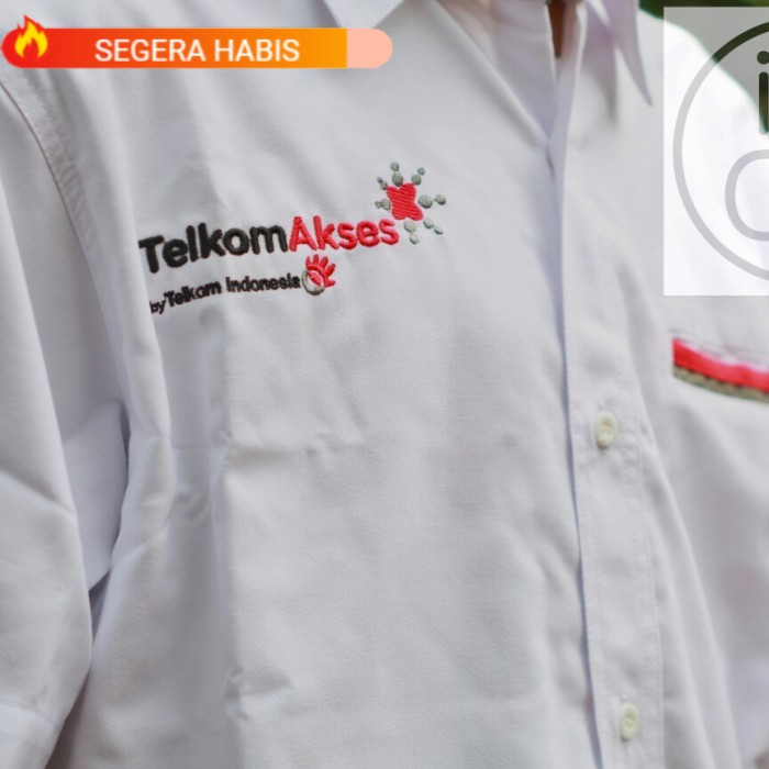 Jual XL Seragam Kemeja Telkom Akses Putih Simpel INOS terbaru Telkom ...