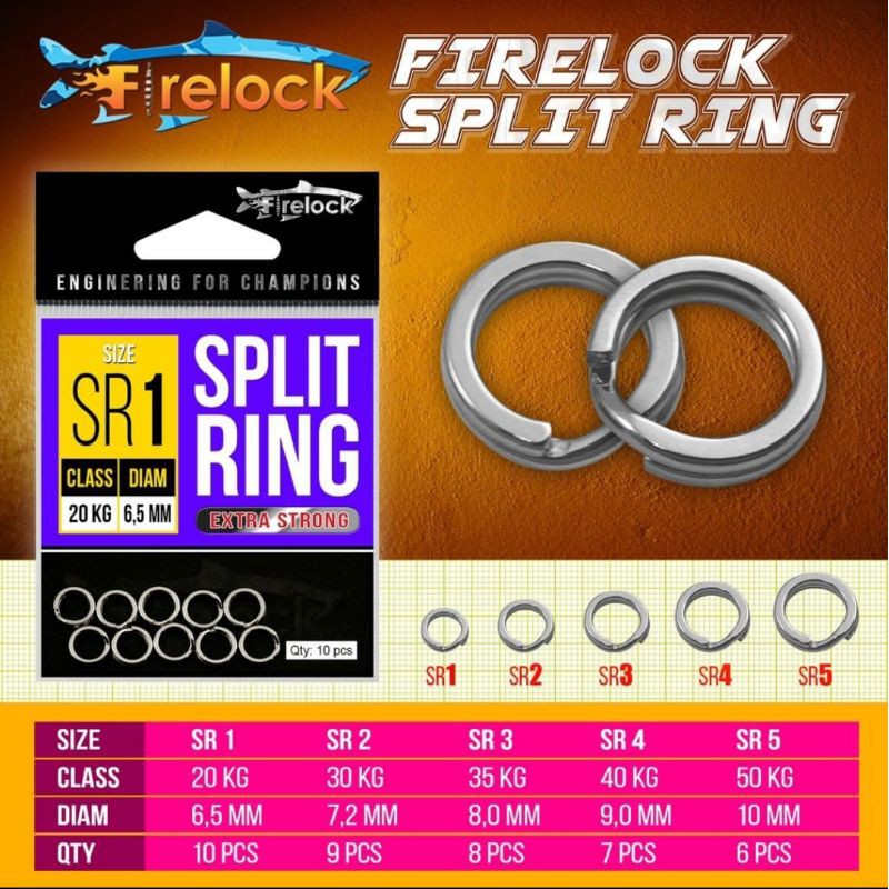 Jual FIRELOCK SPLIT RING PANCING | Shopee Indonesia