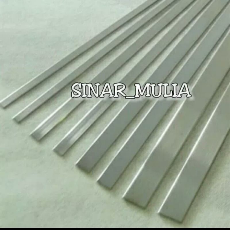 Jual plat strip stainless 304 tebal 4mm lebar 20x500mm | Shopee Indonesia