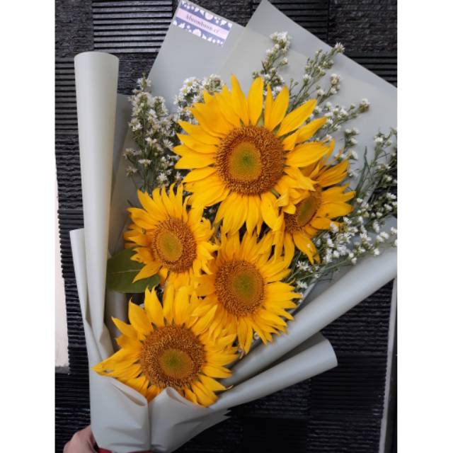 Jual Flower bouquet buket bunga matahari sunflower wisuda tunangan ...