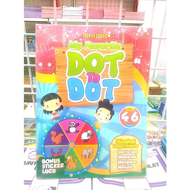 Jual Buku Anak : All series Buku Mewarnai Membaca dan Menulis "Dot To ...