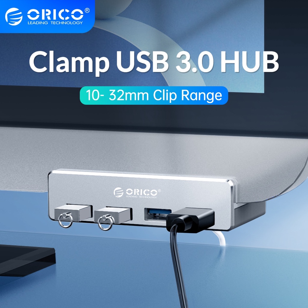 Jual PREORDER ORICO Clip-type USB 3.0 HUB Aluminum External Multi 4 ...