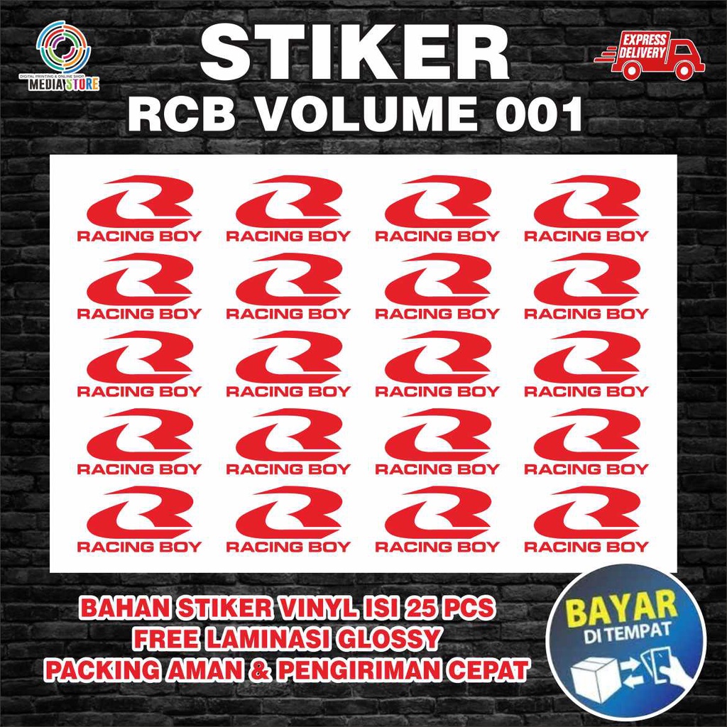 Jual STICKER PACK SPONSOR RACING (RCB) STIKER PACK VINYL BISA COD DAN ...