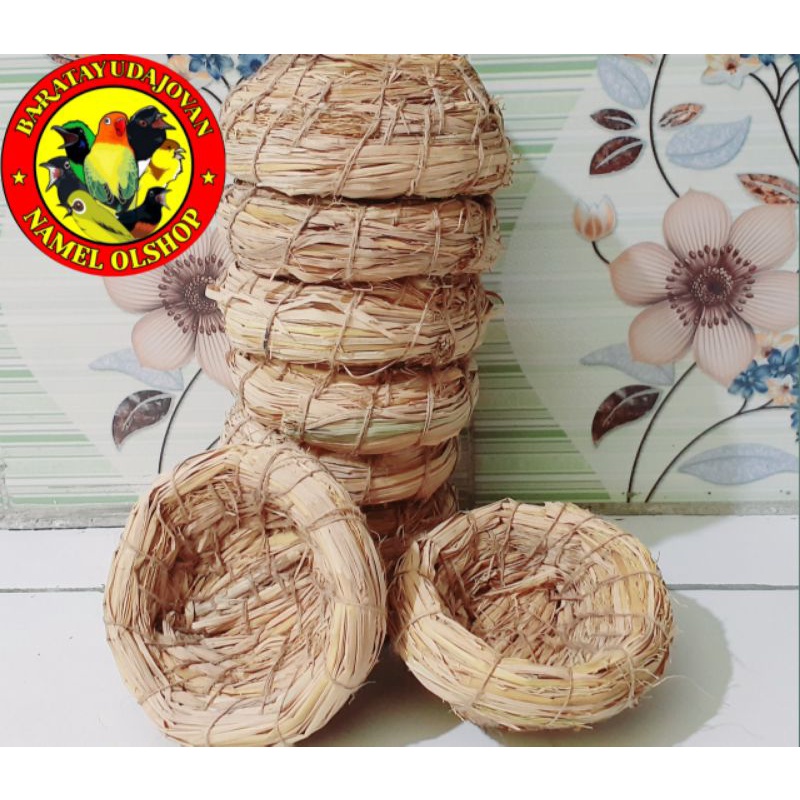 Jual SARANG BURUNG DAMEN SARANG BURUNG JERAMI TARANGAN BURUNG MODEL ...