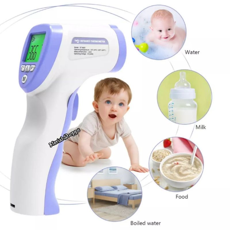 Jual thermometer termometer GOOD QUALITY infrared laser gun alat tembak ...