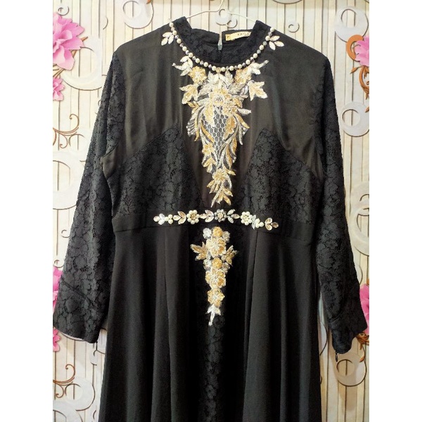 Jual KAYLA DRESS MAXI BLACK | Shopee Indonesia