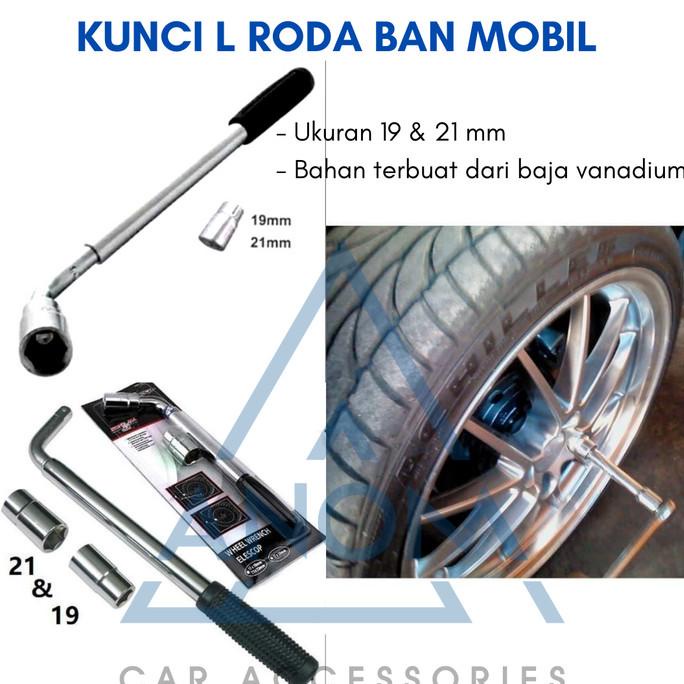 Jual Kunci L roda ban mobil kunci roda model L ukuran 19 & 21 mm ...