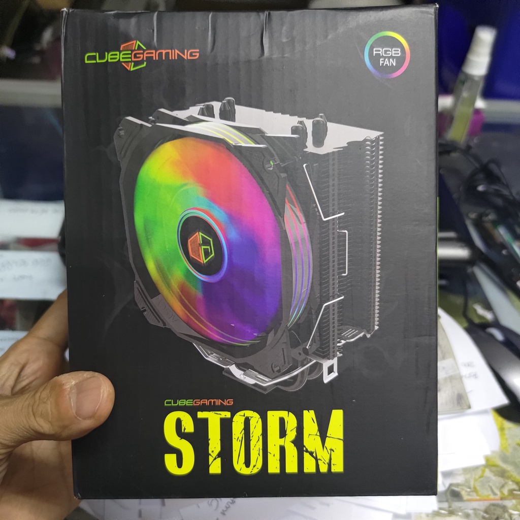 Jual CubeGaming Cube Gaming Storm Fan Cooler Single RGB 12 cm | Shopee ...